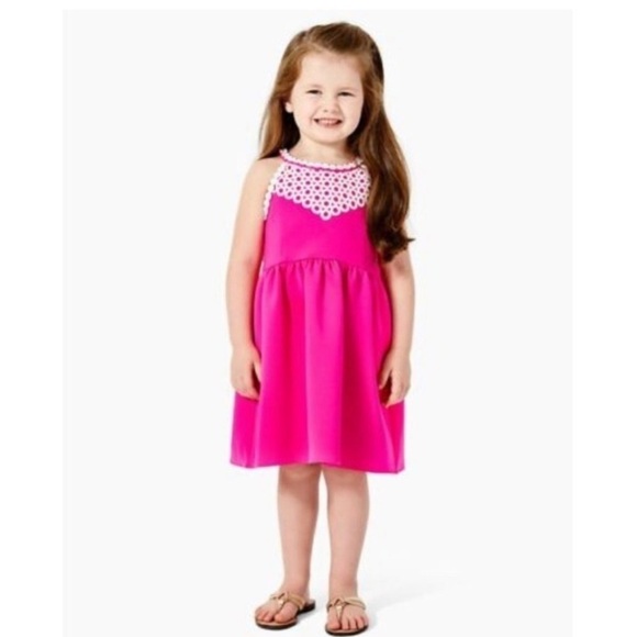 Lilly Pulitzer | Dresses | Lilly Pulitzer Little Kinley Dress Pink ...